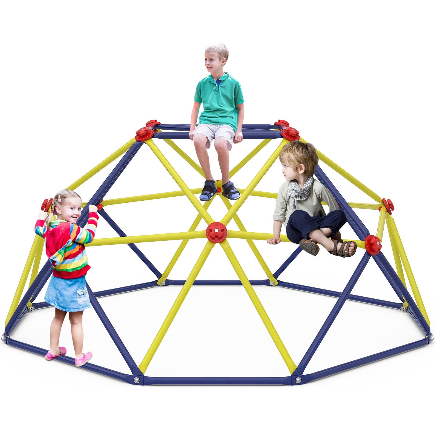 SESSLIFE 6ft Outdoor Dome Climber, Kids Jungle Gym Dome for 3-12 Years ...