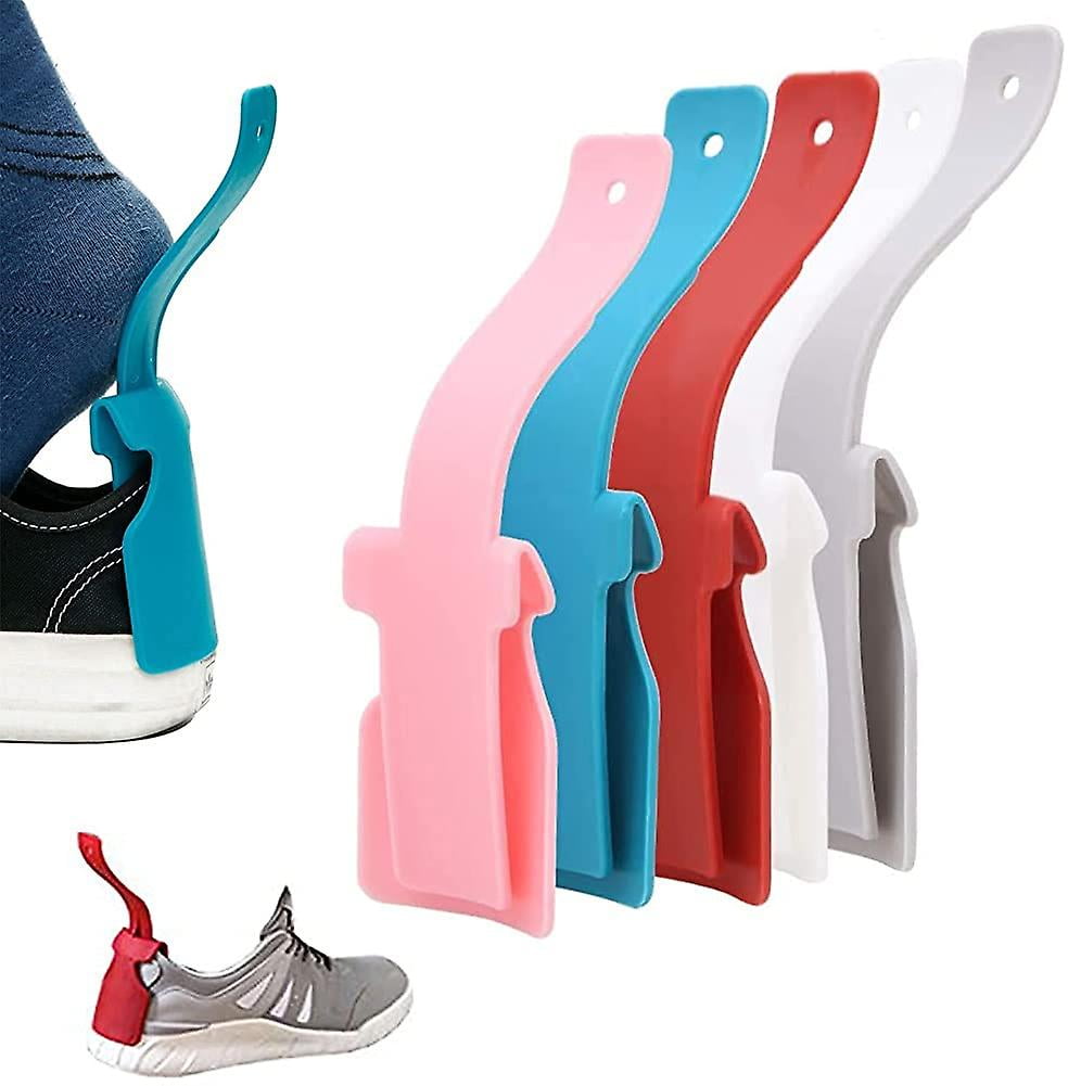 Lazy Shoe Helper Portable Shoe Lifting Helper Handed Plastic Shoehorn ...