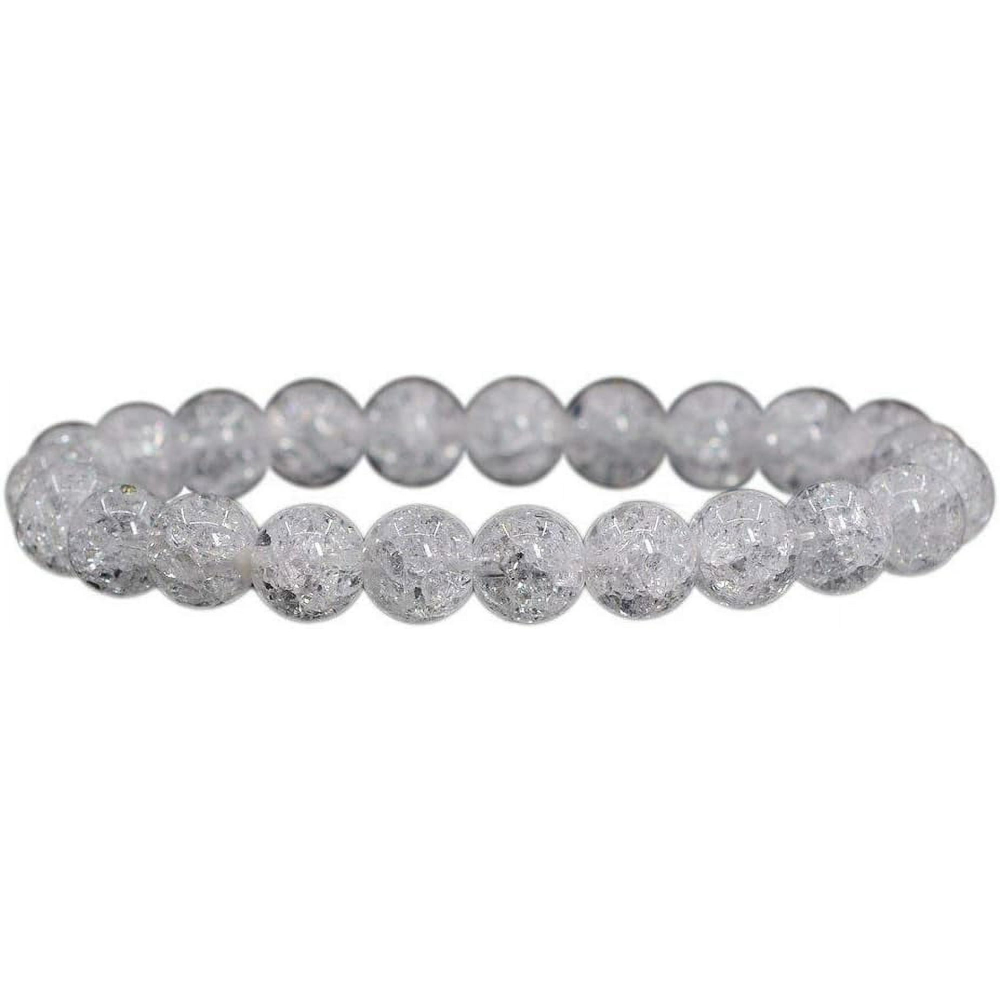 Click here for Angelstones Natural Crackle Clear Quartz Handmade... prices