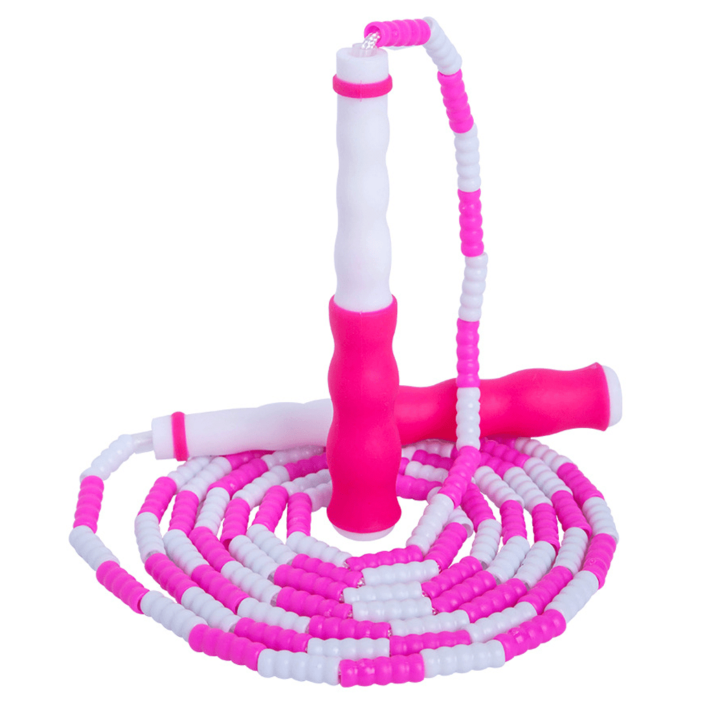 Jump Rope for Kids, Soft Beaded Segment Skipping Rope, Fitness, Workout ...