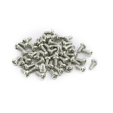 Uxcell M2 x 25mm 304 Stainless Steel Pan Head Screws Nuts w Washers (25 Sets) - Walmart.com