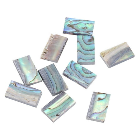 Tbest Guitars Inlay Material,10Pcs Abalone Shell Inlay Natural Guitars ...
