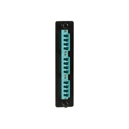 Black Box Standard Adapter Panel - Patch panel adapter - 5.1 in - black ...