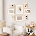 11x14 Picture Frame Set of 2, Solid Wood Frame for Wall Art Photo and ...