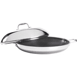 Tasty Ceramic Titanium-Reinforced Non-Stick Centerpiece Pan with Glass ...