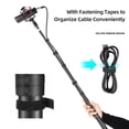 BIMZUC 222cm / 87.4in Portable Carbon Fiber Tripod Light Stand with ...