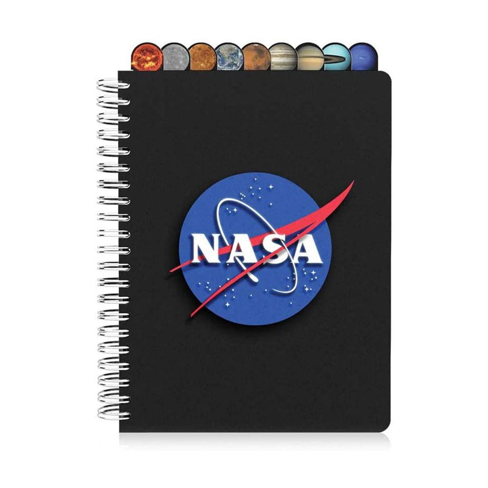 Official License NASA Journal with Planetary Tabs - Space-Themed ...
