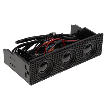 3.1 Stereo Speaker PC Front Panel Computer Case Built-in Music ...
