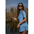 FinTech Elite Angler Women's Short Sleeve Fishing Shirt, Large ...