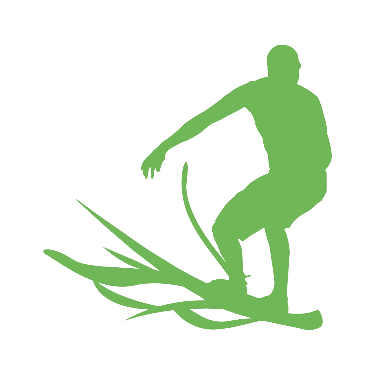 Surfer Sticker Decal Die Cut - Self Adhesive Vinyl - Weatherproof ...