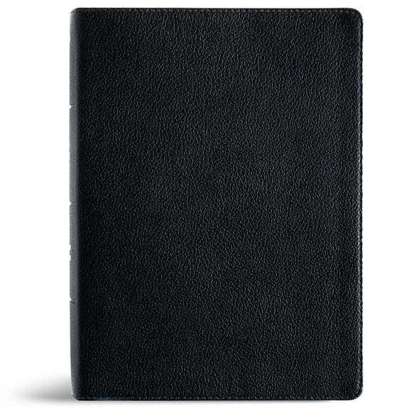 CSB Baker Illustrated Study Bible, Black Genuine Leather, Indexed ...