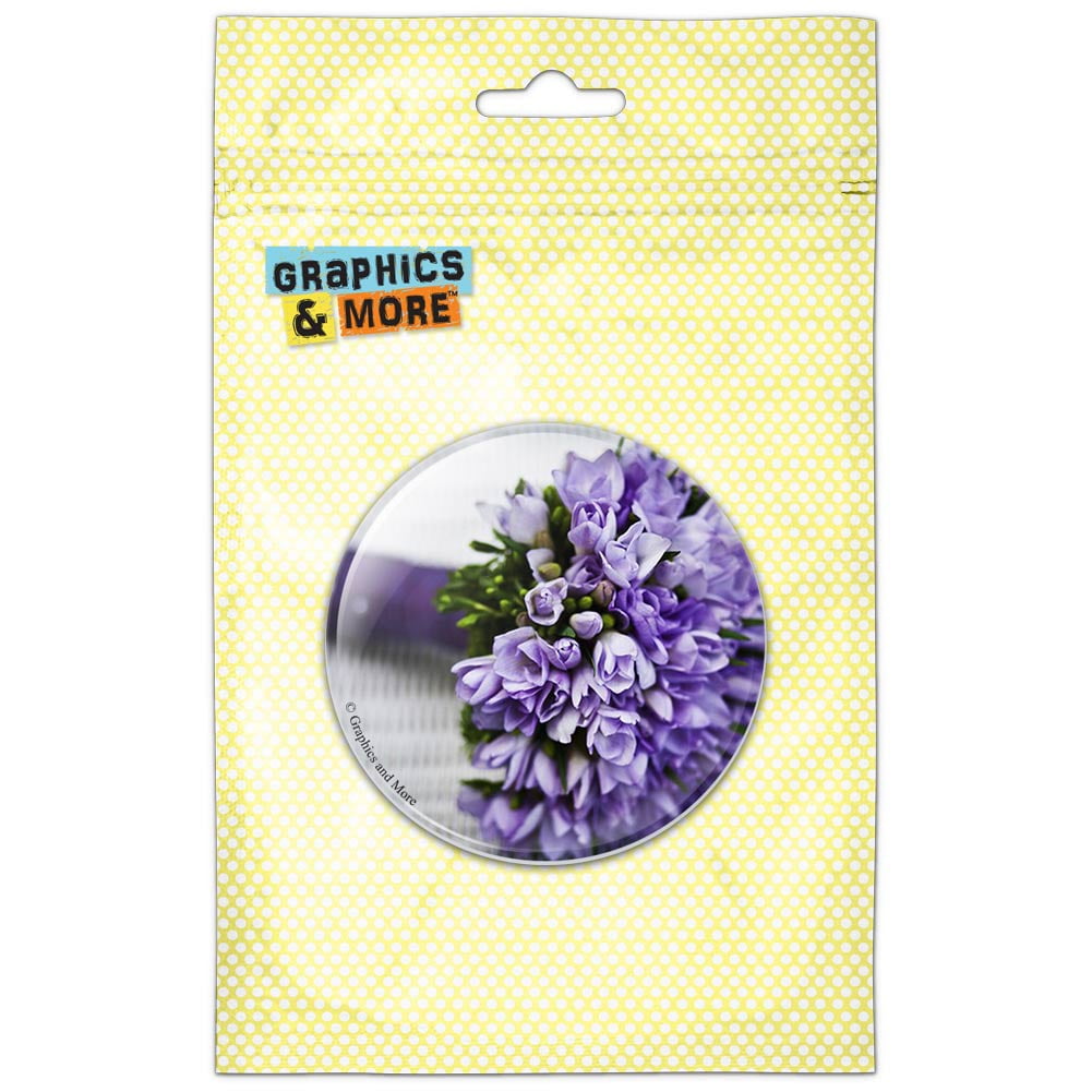 Purple Wedding Bouquet Refrigerator Button Magnet - Walmart.com