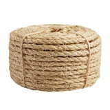 Hyper Tough Sisal Twisted Rope, 1/4 inch x 100 feet, UV Resistant ...