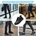 AMOX Non Slip Work Shoes for Men Food Service Slip Resistant Sneakers ...