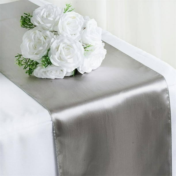 Efavormart 10 Packs of Premium SATIN Table Top Runner For Weddings ...