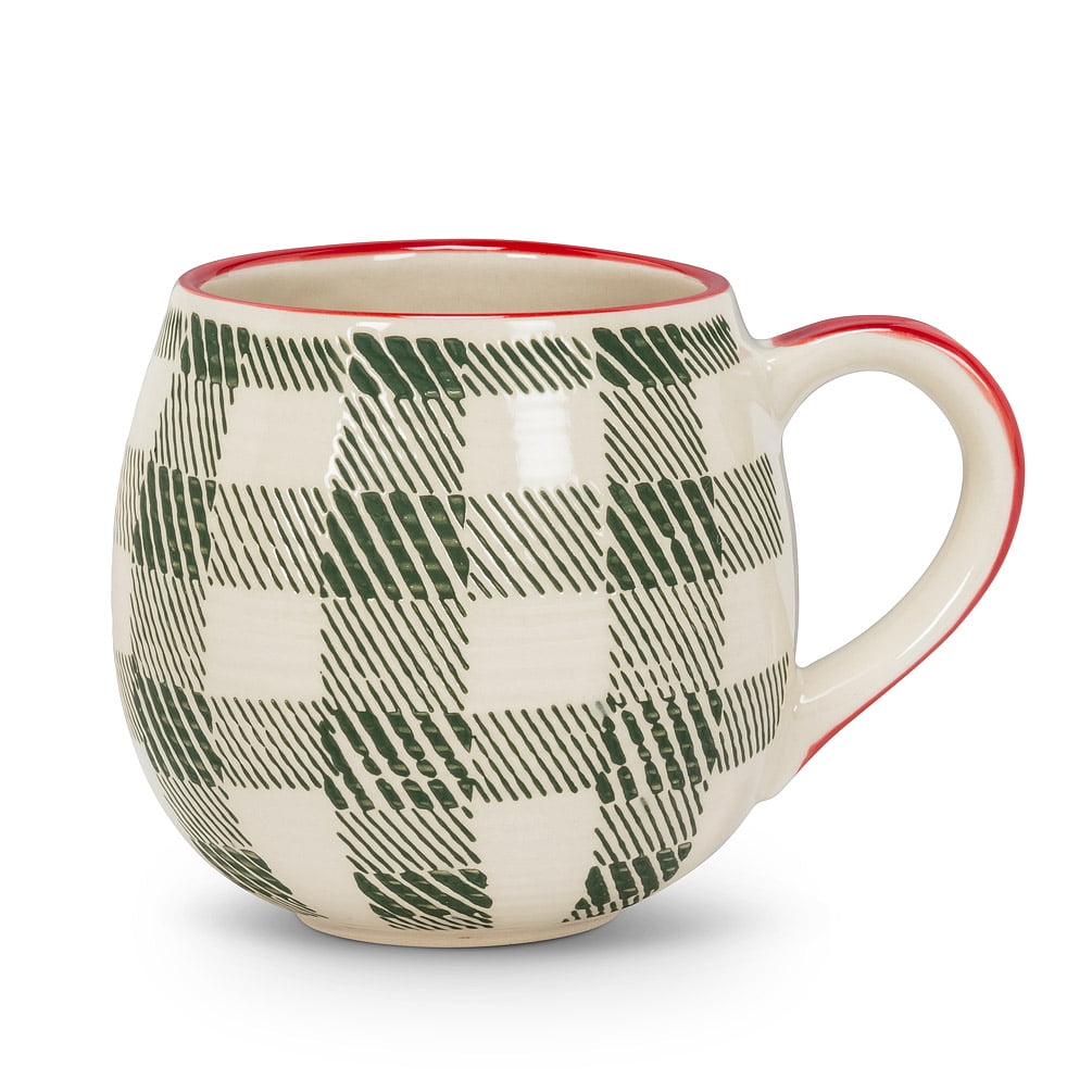 Set of 12 Plaid Ball Mug - Walmart.com