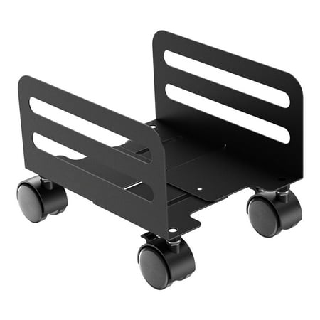 Mobile Computer , CPU Stand, with Rolling Caster Wheels Steel Desktop ...