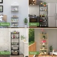 WTZ 5-Tier Bookshelf, Versatile Ladder Bookcase for Living Room ...