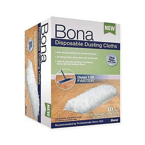 Bona Hardwood, Stone, Tile And Laminate Dry Disposable Dusting Cloths ...