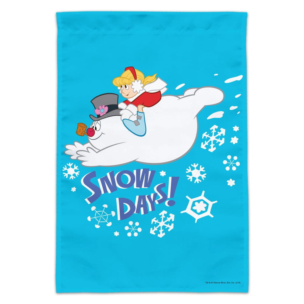 Frosty the Snowman Snow Days Garden Yard Flag - Walmart.com