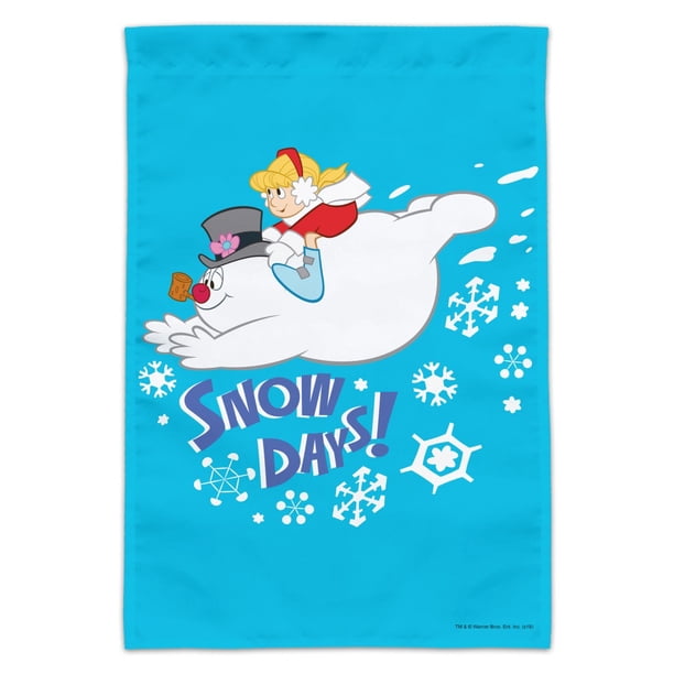 Frosty the Snowman Snow Days Garden Yard Flag - Walmart.com - Walmart.com