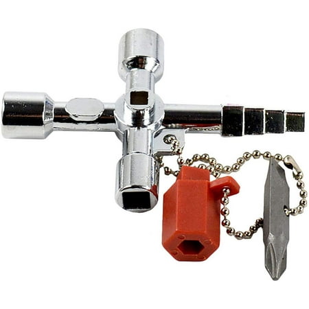 SICED 4 in 1 Universal Square Zinc Alloy Adjustable Wrench for Cross ...