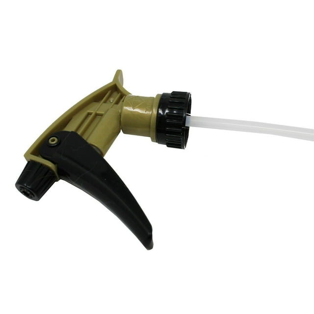 Heavy-Duty CHEMICAL RESISTANT Trigger Sprayer Nozzle Head Gold Color ...