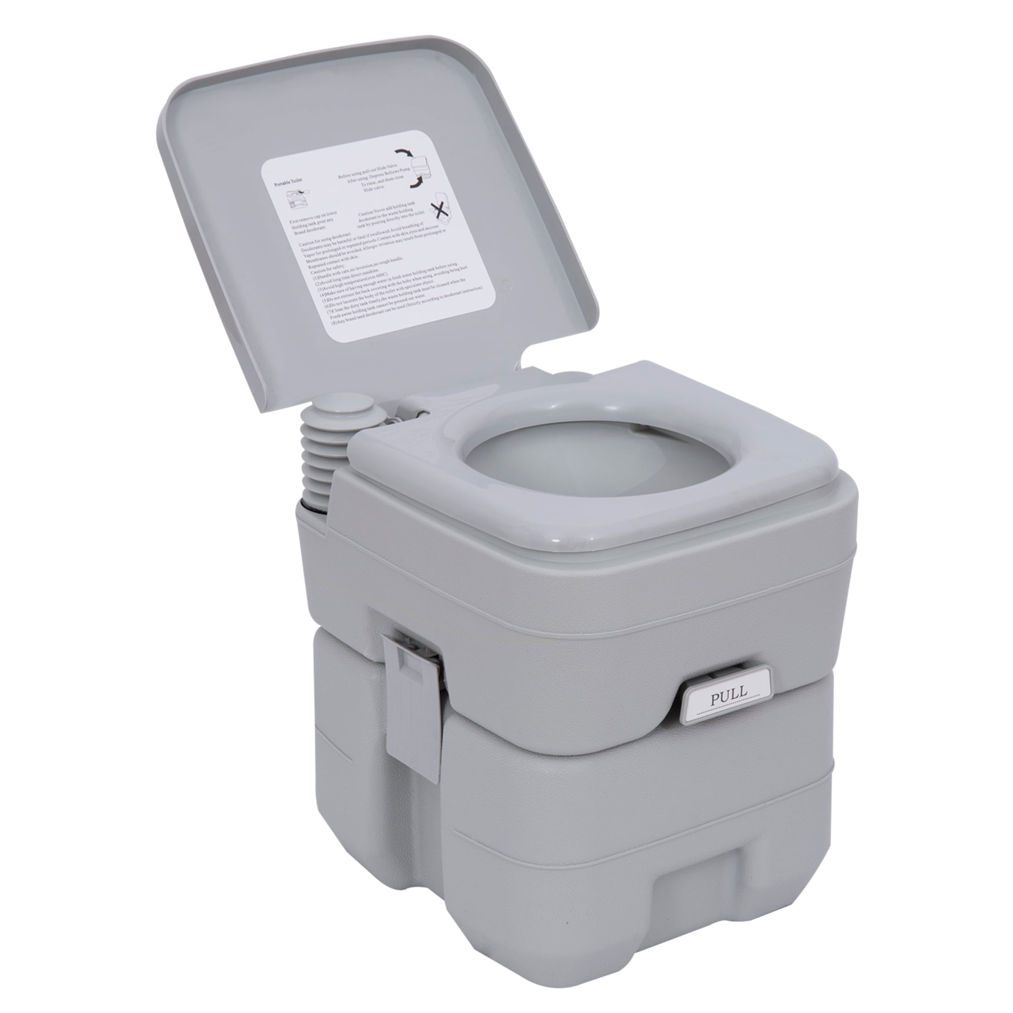 Click here for Outsunny Portable Toilet For Adults  Flushable Tra... prices