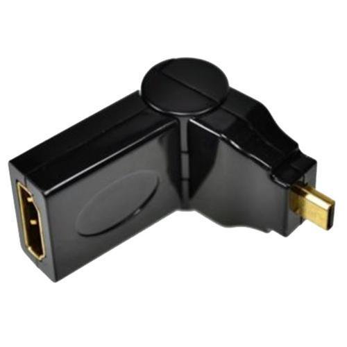 Elink CV-261 Mirco HDMI To HDMI 180 Degrees Articulated Adapter Black ...