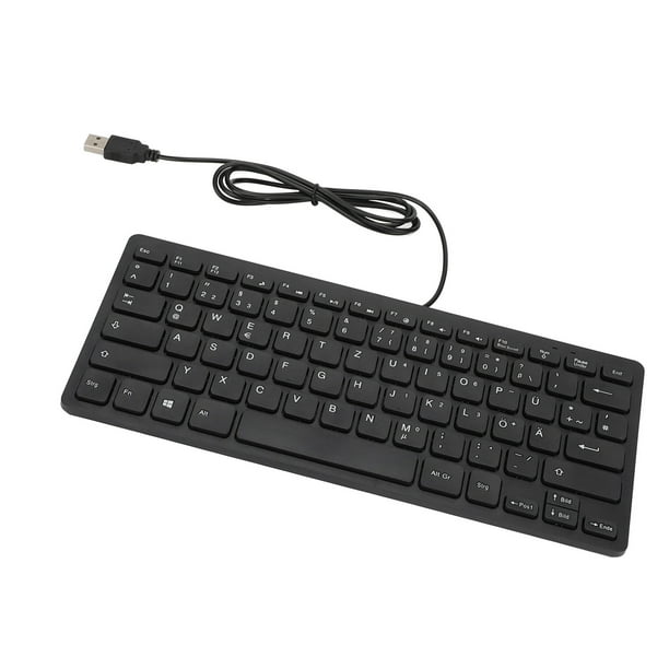 Wired Keyboard, Universal USB Keyboard Plug And Play Mute Ultra Thin 78 ...