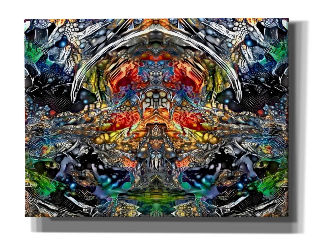 Epic Graffiti 'Being' by Pedro Gavidia, Canvas Wall Art, 16"x12 ...