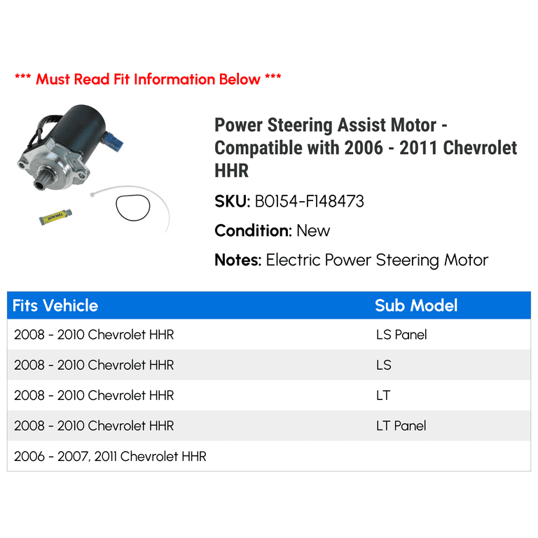 2007 Chevy Hhr Power Steering Problems
