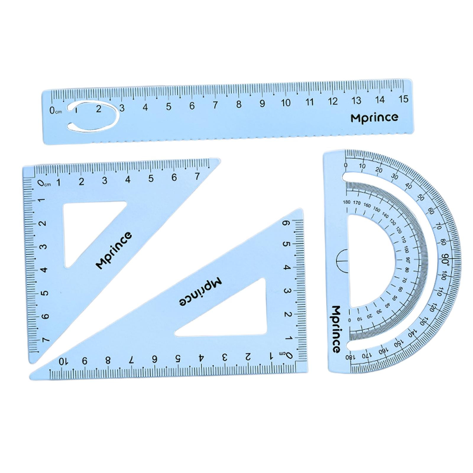 Geometry Math Ruler, Metal Protractor, Ruler, Protractor Office ...