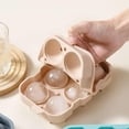 1-Pack Silicone Ice Cube Trays, Ice Sphere Mold with Lid, Bpa-Free ...