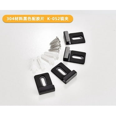 Screen Retainer Clips, for 3/8 in. screen frame, Plastic, Black (4-sets ...