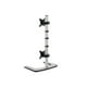 Visidec By Atdec Vfs-dv Freestanding Dual Vertical Monitor Mount ...