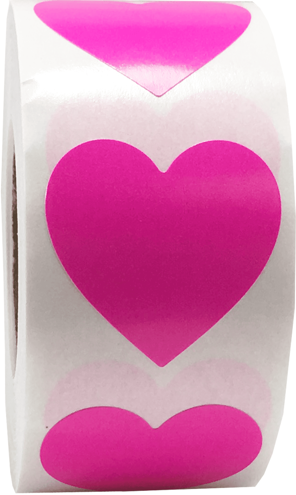 Hot Pink Heart Stickers For Valentine's Day Crafting Scrapbooking 1 ...
