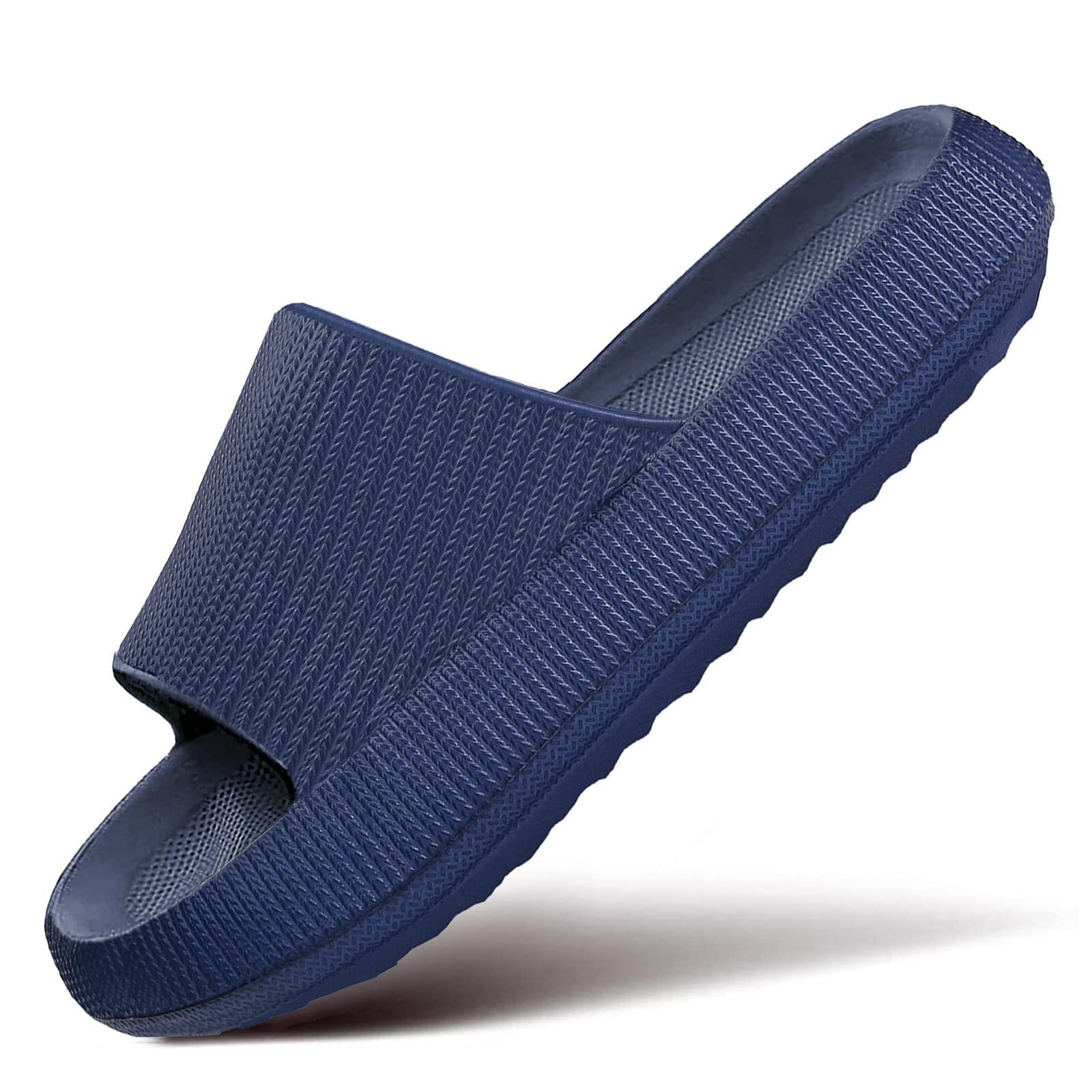 WOTTE Shower Shoes for Womens Mens Quickly Dry Soft Cushion Tick Sole ...