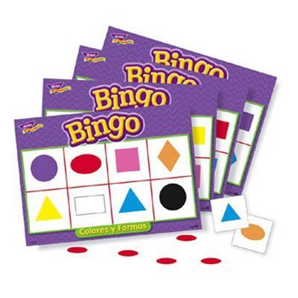 BINGO DE COLORES Y FIGURAS Trend Enterprises. T-6074 | Walmart en línea