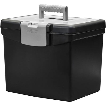 Storex File Storage Box Translucent Storage Lid, Black | Walmart Canada