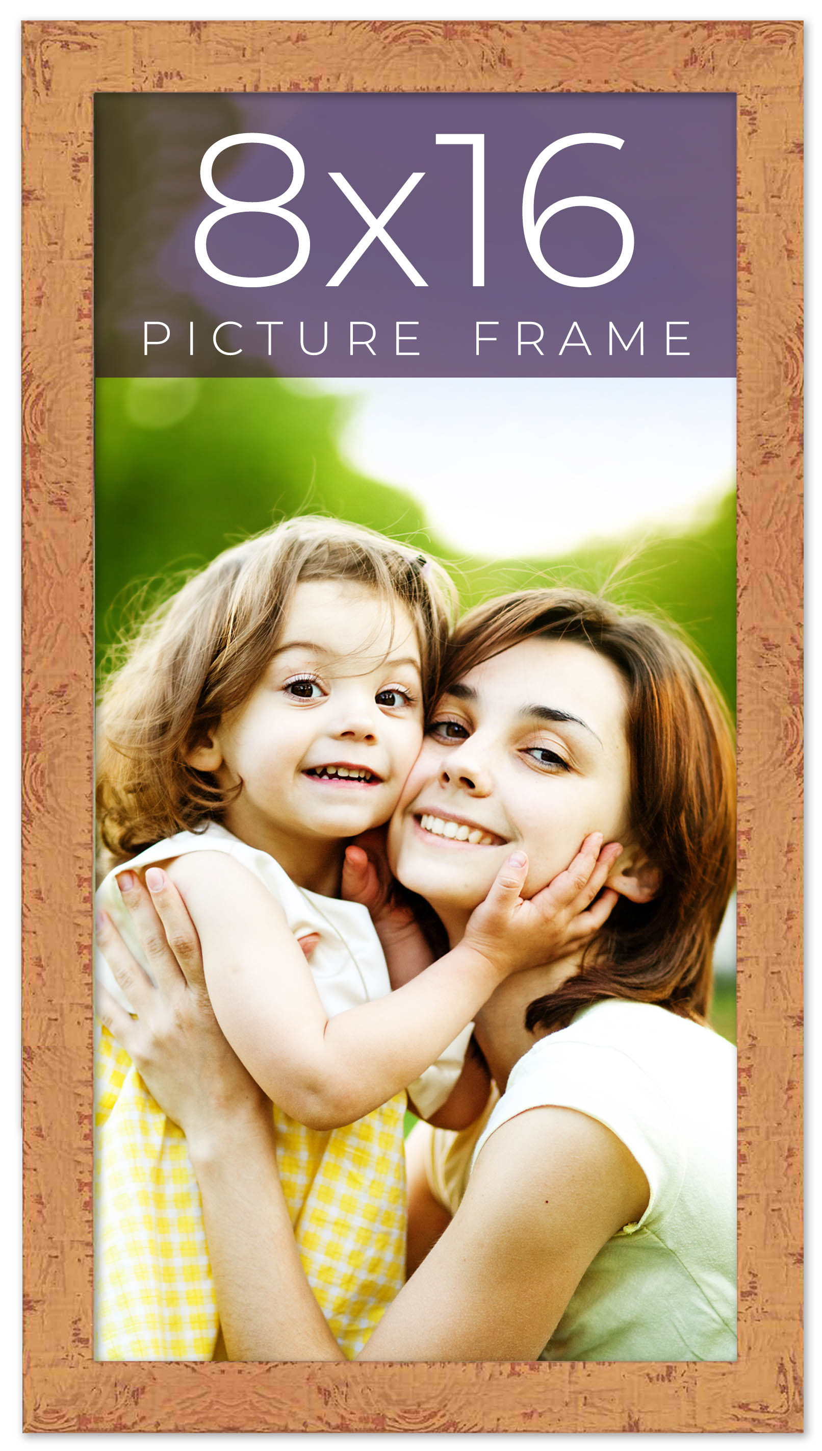 8x16 Frame Beige Real Wood Picture Frame Width 1.25 inches | Interior ...