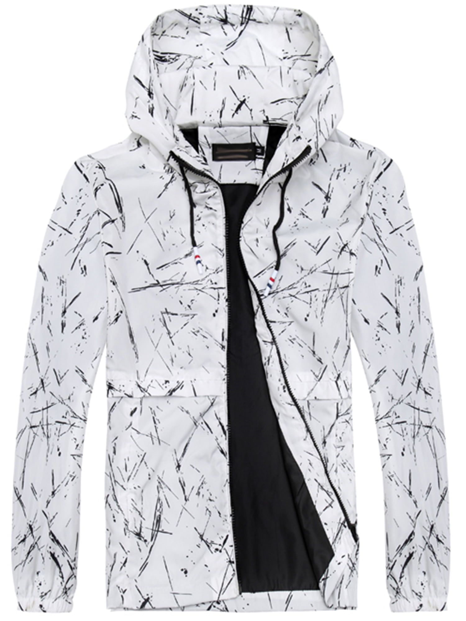Himone Himone M 6xl Mens Casual Long Sleeve Hooded Outwear Jacket