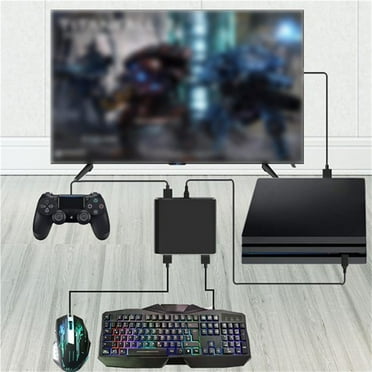 onn. 4-PC Gaming Starter Kit with LED Keyboard, Programmable Mouse ...