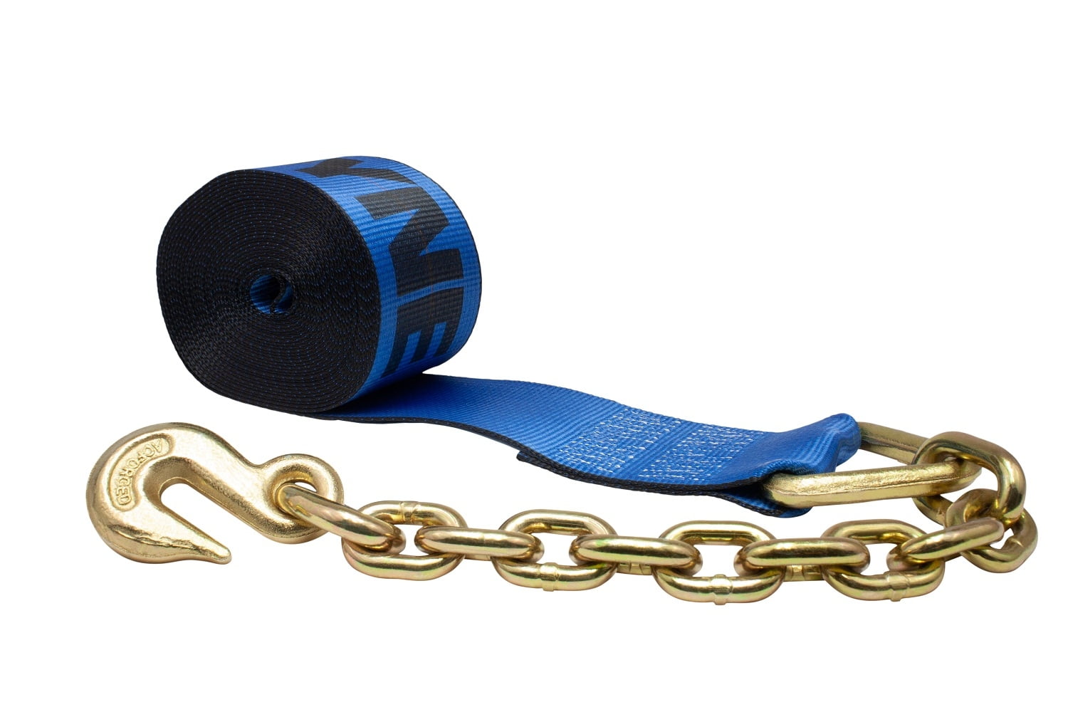 Mytee Products Kinedyne Winch Straps 4" x 30' Blue Heavy Duty Tie Down ...