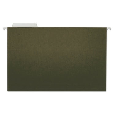 Staples Hanging File Folders Legal Size Standard Green 25/Box (521252 ...