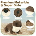 MaoGoLan 4Pcs Otter Stuffed Animal Set- 24 Inch Mommy Otter Plush with ...