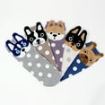 LIVEBEAR Women's 4/5 pack Cute Dog Large Print Funny Novelty Crew Socks ...