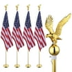 Service First - Flagpole Kit, Heavy Duty 20ft Telescoping Flagpole ...
