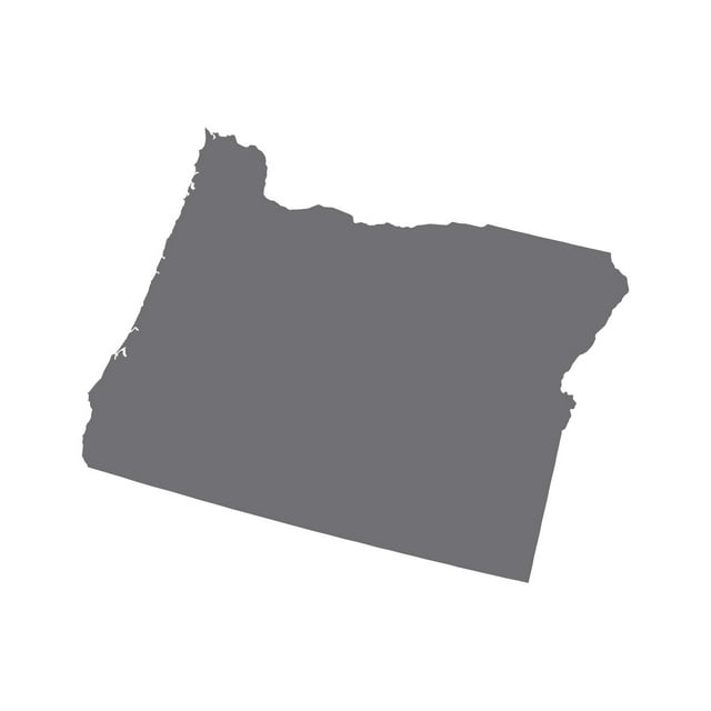 Oregon Shaped Sticker Decal Die Cut - Self Adhesive Vinyl ...