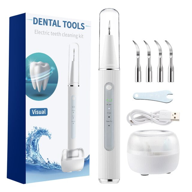 Ultrasonic Tooth Cleaner With Camera Visual Electric Dental Scaler ...